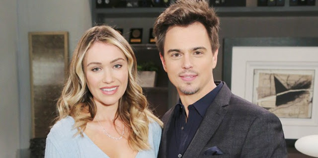 Darin Brooks & Katrina Bowden Visit The Young and the Restless!