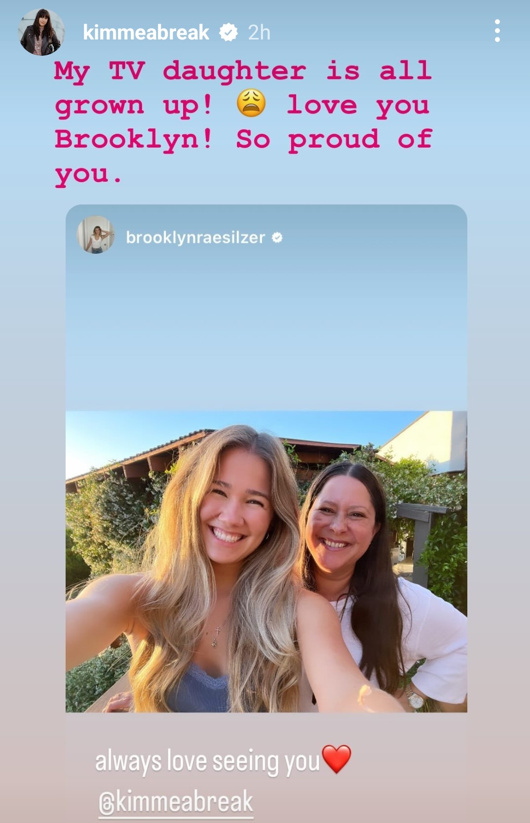 Kimberly McCullough Has Two GH Reunions